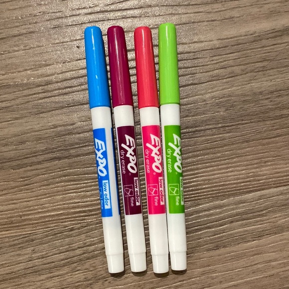 Office | New Set Of 4 Expo Dry Erase Markers Bundle 4 Items For 12 ...